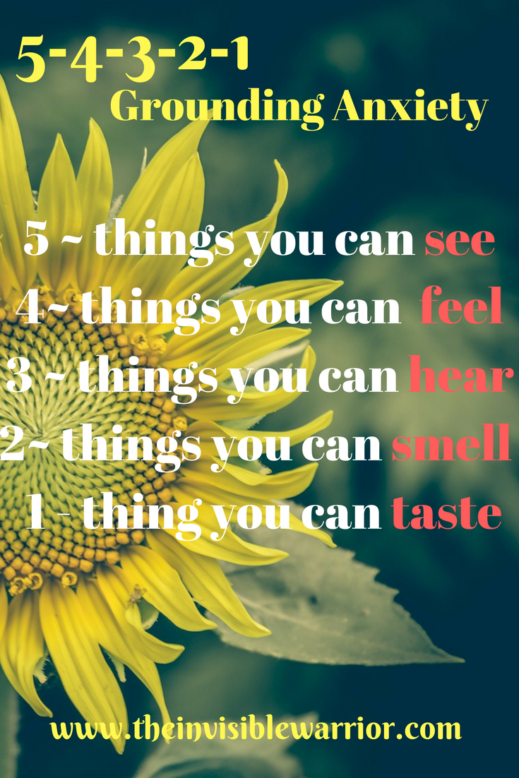 Mindful Mondays: Grounding Your Anxiety (the 5-4-3-2-1 technique) – The ...